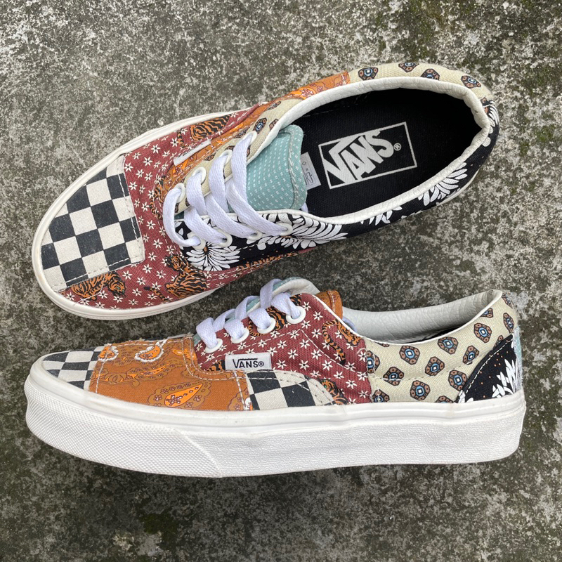 Jual Vans Era Tiger Patchwork (original) | Shopee Indonesia
