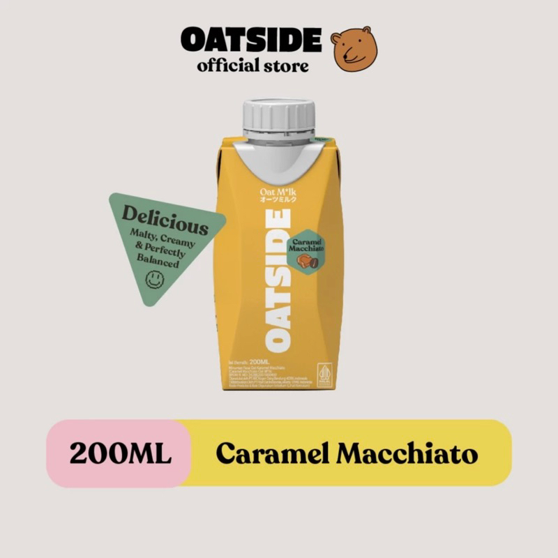 Jual Oatside Oat Milk Mini Cap (200ml) (5 Varian Rasa) | Shopee Indonesia