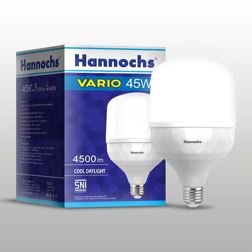 Jual Lampu Hannochs LED VARIO 6W/12W/18W/22W/24W/30W/32W/36W/45W/50W / Bohlam Kapsul LED ...