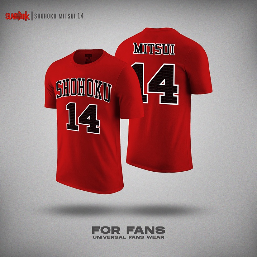 Jual For Fans Tshirt baju Basket SLAMDUNK Shohoku Team No 14 Hisashi ...