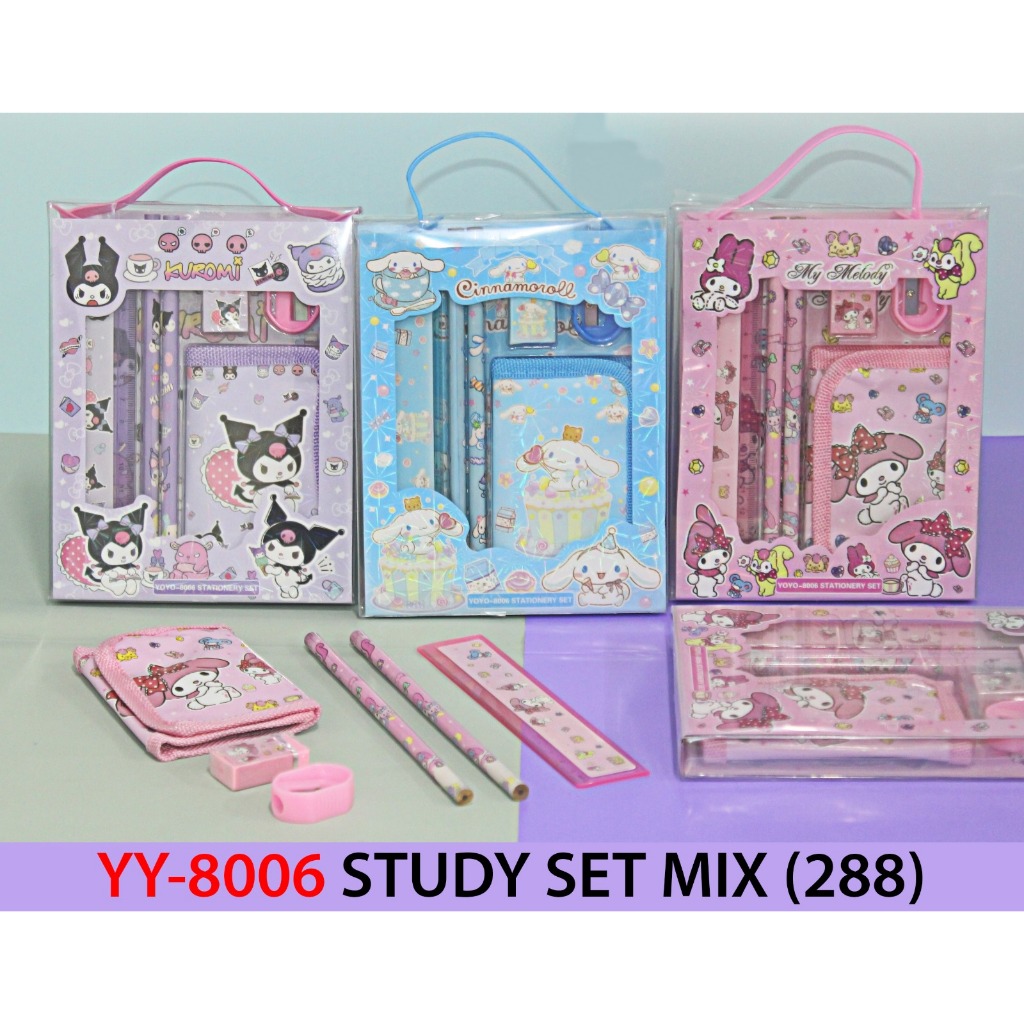 Jual PAKET ALAT TULIS STATIONERY SET 8006 STUDY STATIONERY SANRIO ...