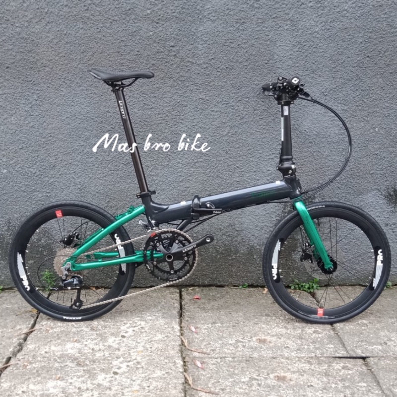 Jual sepeda lipat fnhon Blast Shimano Sora 2 x 9 speed new Rakit sepeda ...