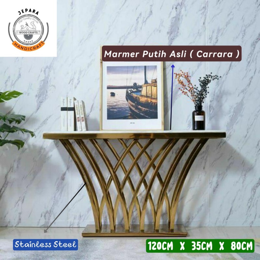 Jual Meja Console | Meja Console Gold | Meja Console Gold Mewah | Meja ...