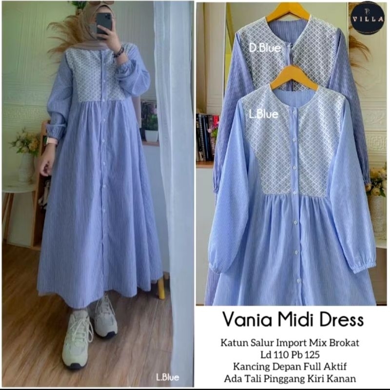 Jual Vania midi dreee | Shopee Indonesia