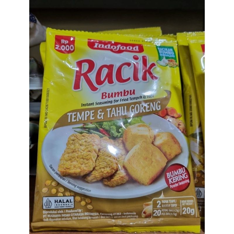 Jual BUMBU RACIK INDOFOOD BUMBU RACIK TEMPE & TAHU GORENG | Shopee Indonesia