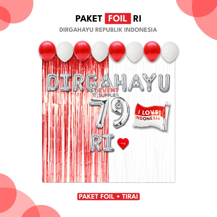 Jual Paket Dekorasi Merah Putih 17 Agustus Dirgahayu Kemerdekaan HUT RI ...