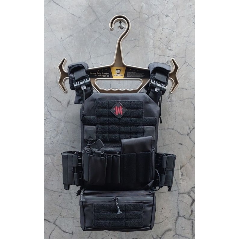 Jual Body Best Tactical Black Warior Gen 1 Hitam/Body Vest TNI Dan ...