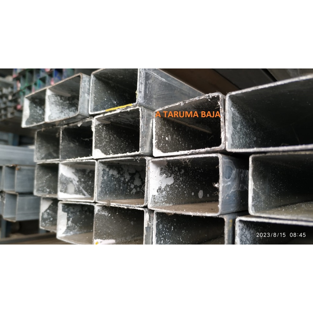 Jual BESI HOLO 40 X 60 X 6 Galvanis, - Kotak 3,5 x 5,5 cm - Besi Stall ...
