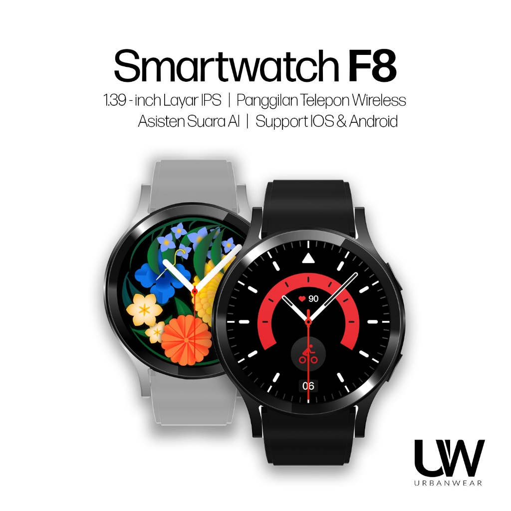 Jual Smartwatch F8 AI Voice Assistant Wireless Call Original Support ...