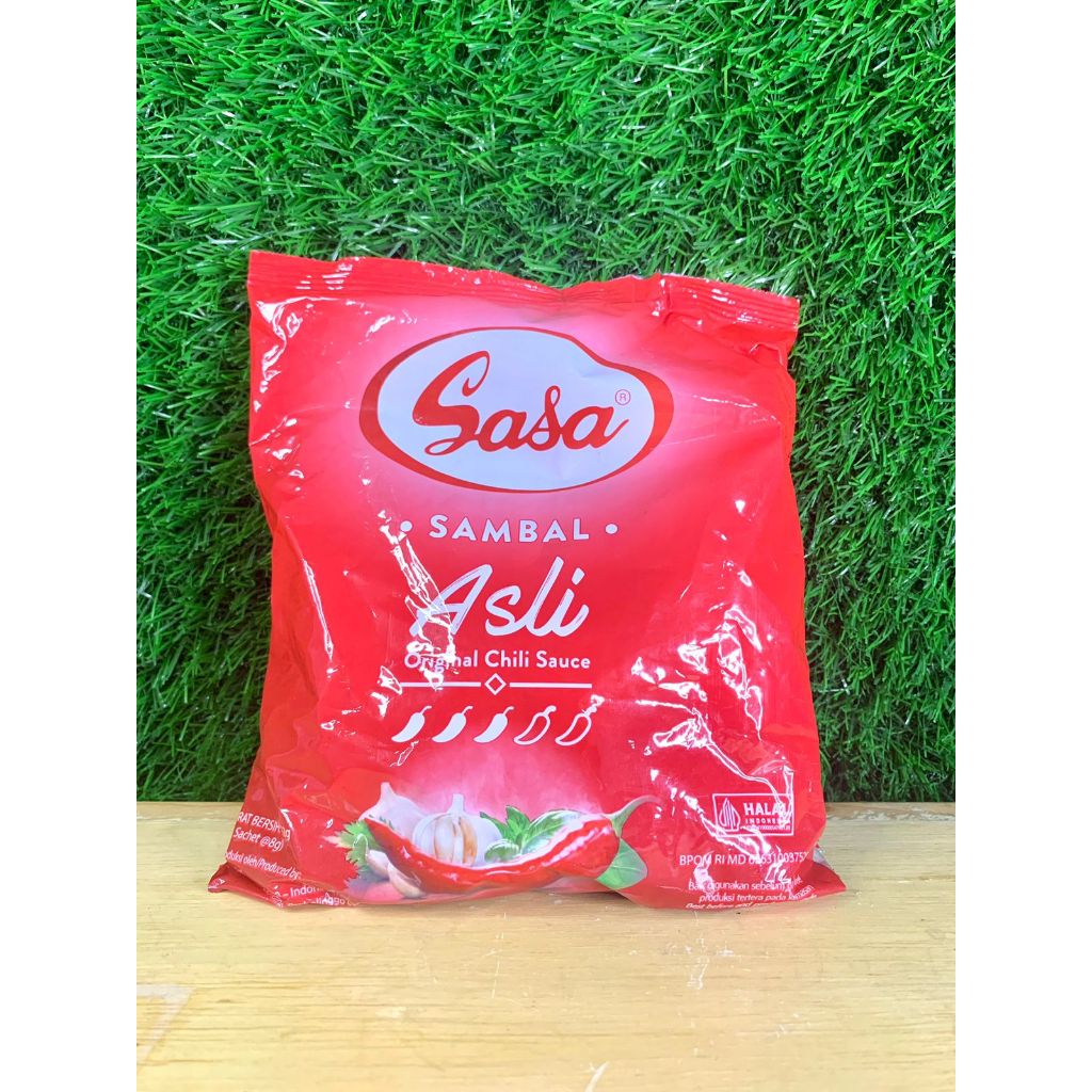Jual Sasa Sambal Sachet Asli / Original Chili Sauce 192gr | Shopee ...