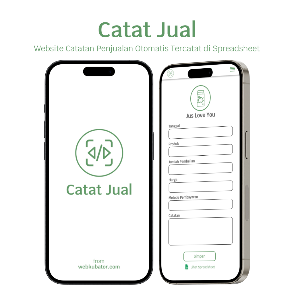 Jual Catat Jual - Website Catatan Penjualan Otomatis Tercatat di ...