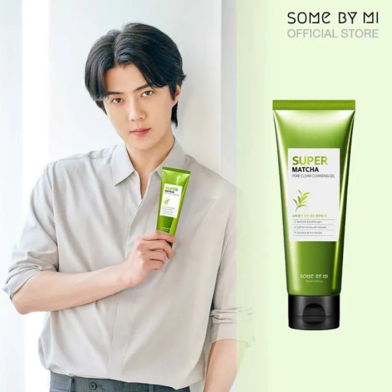 Jual Somebymi Super Matcha Pore Clean Cleansing Gel 100ml ORI 100% ...