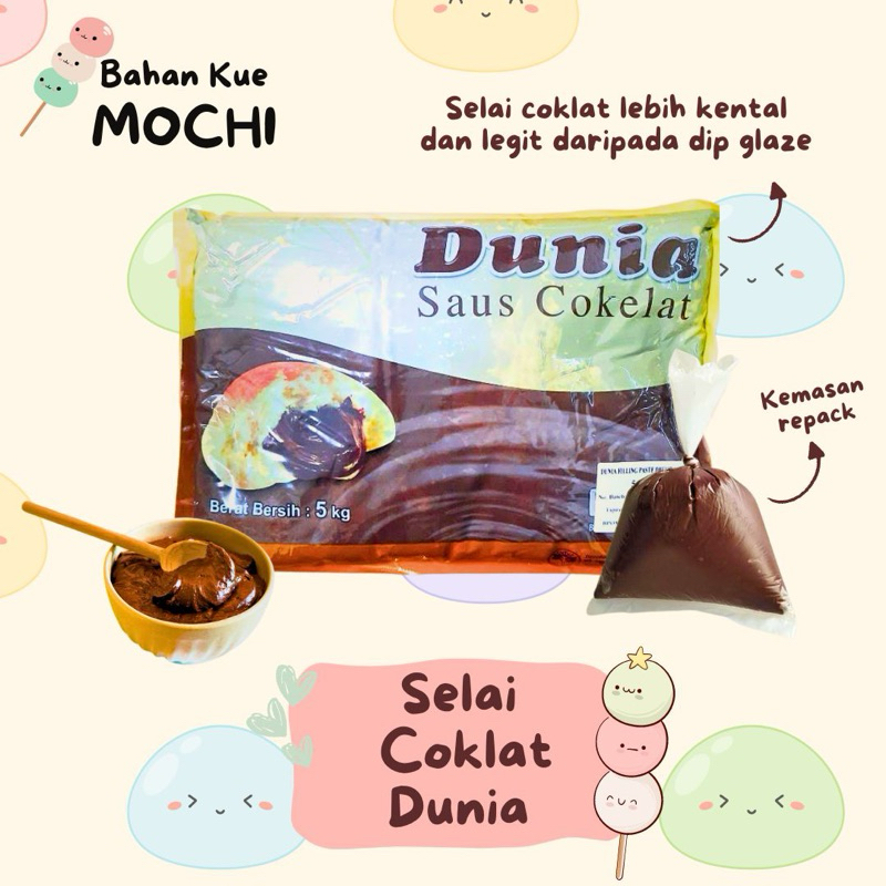 Jual Selai Coklat Dunia / Selai Coklat Premium / Selai Coklat Kiloan ...