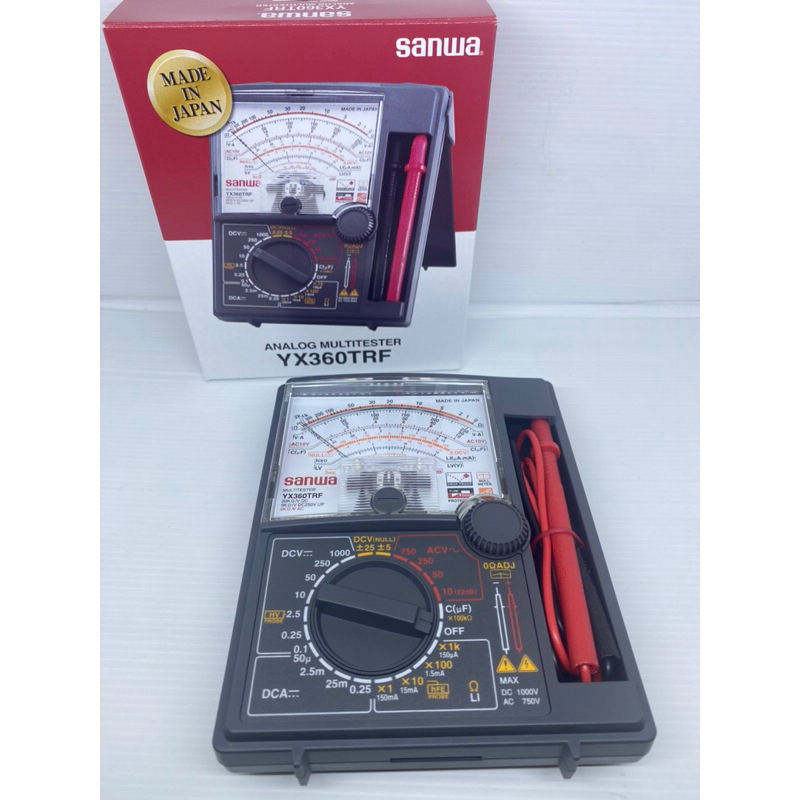 Jual multitester analog avometer Sanwa original YX360TRF YX 360 TRF YX ...