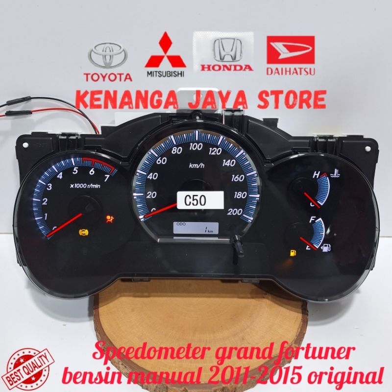 Jual speedometer / kilometer grand fortuner hilux bensin manual 2011 ...