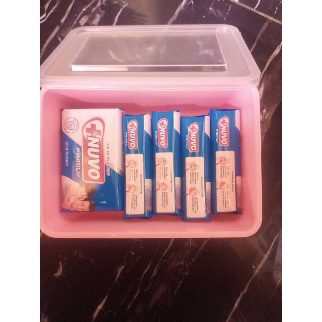 Jual NUVO FAMILY BAR SOAP BIRU - KUNING - MERAH - 72GR ISI 6 PCS - KEMASAN BATANG - SABUN BATANG ...