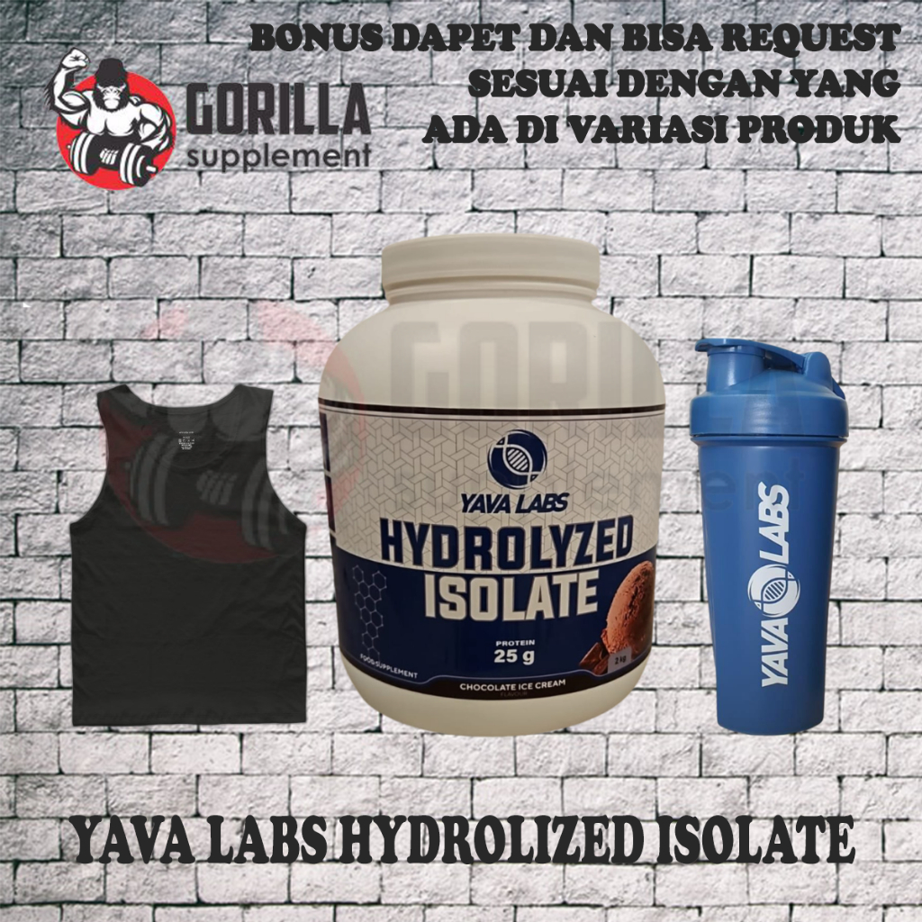 Jual YAVALABS HYDROLYZED ISOLATE 2kg 4.4lbs Whey Protein | Shopee Indonesia
