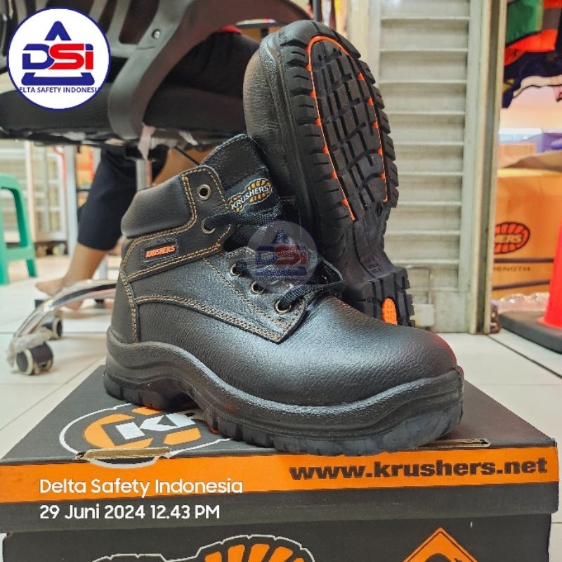 Jual Krushers Dallas Sepatu Safety Krushers Original | Shopee Indonesia
