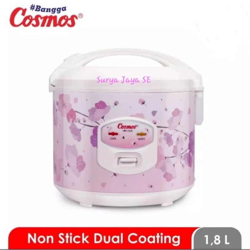 Jual Cosmos Rice Cooker CRJ-3126 Magic Com Penanak Nasi 1,8 liter | Shopee Indonesia