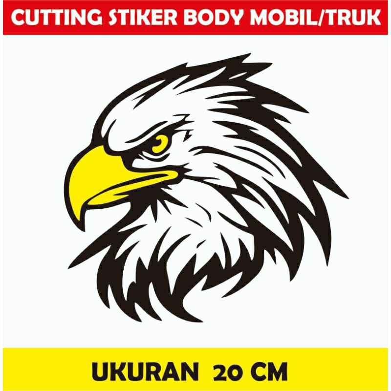 Jual Cutting stiker kepala elang/stiker mobil/stiker truk | Shopee ...