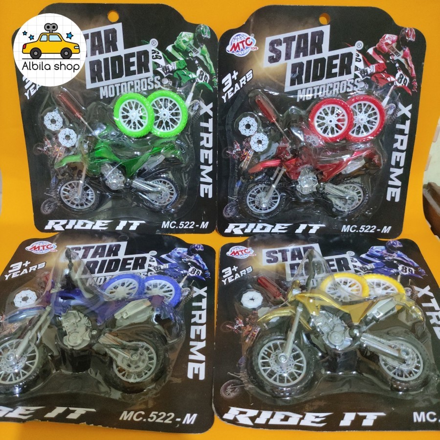 Jual Mainan Motor Cross / Motor Trail MC522-M | Shopee Indonesia