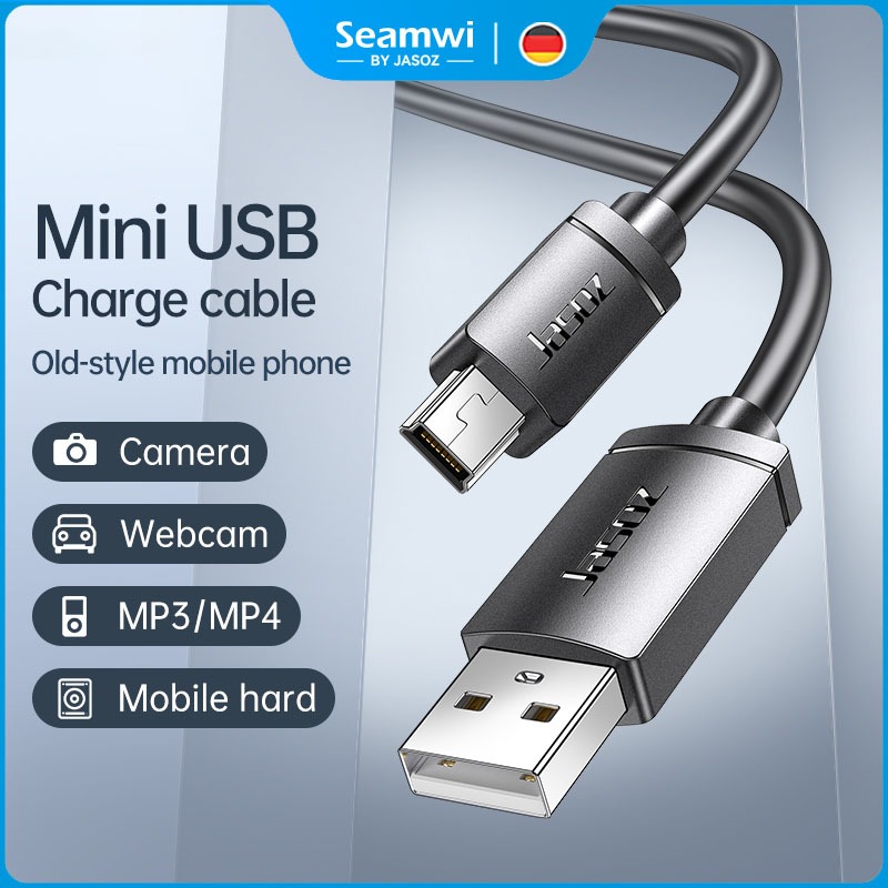 Jual Seamwi Kabel Data Mini 5 Pin USB 2.0 Type A to Mini B Cable For ...