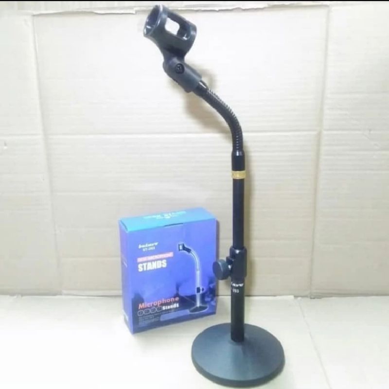 Jual Stand mic Betavo ST-203 Tiang microphone pendek body besi | Shopee ...