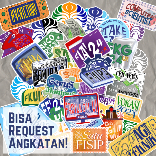 Jual STIKER MAKARA FAKULTAS UI LENGKAP SEMUA FAKULTAS UNIVERSITAS ...