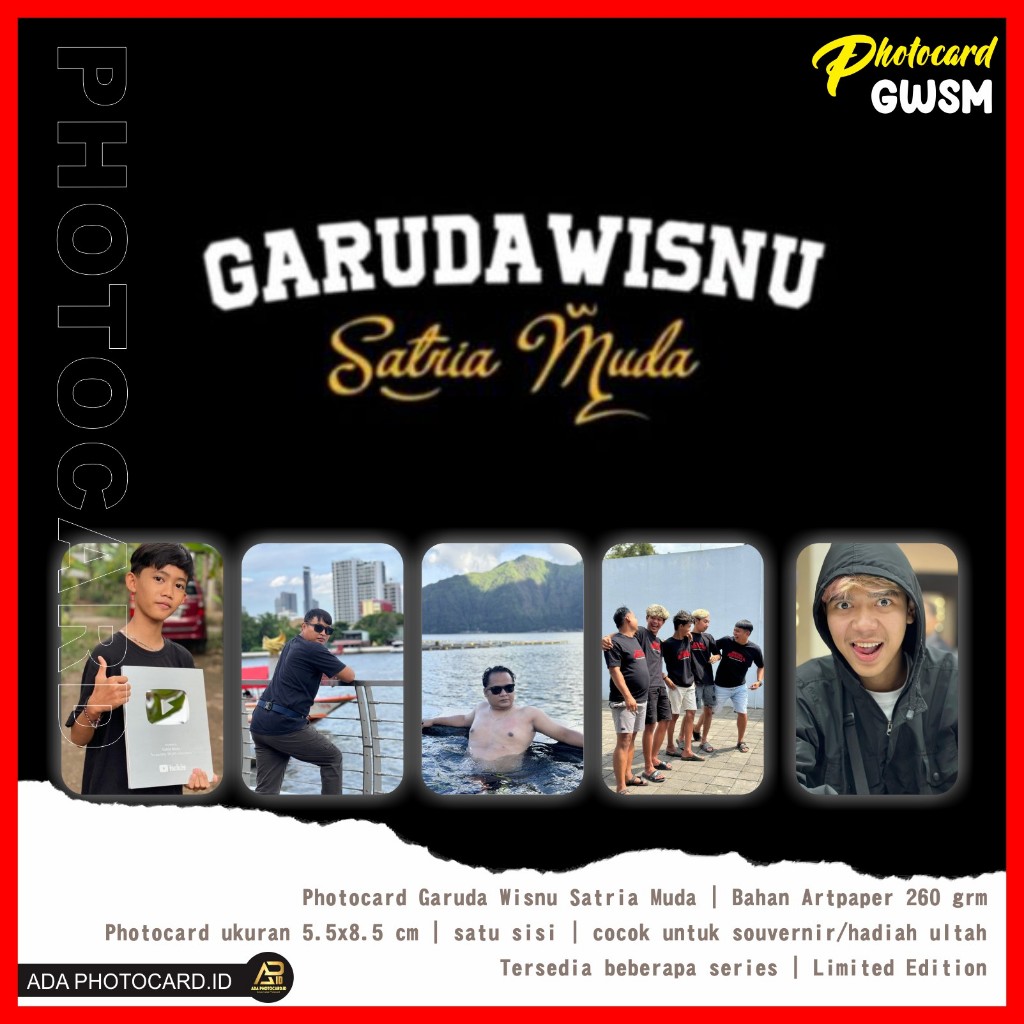 Jual Photocard Garuda Wisnu Satria Muda (GWSM) isi 100 Pcs Fanmade ...