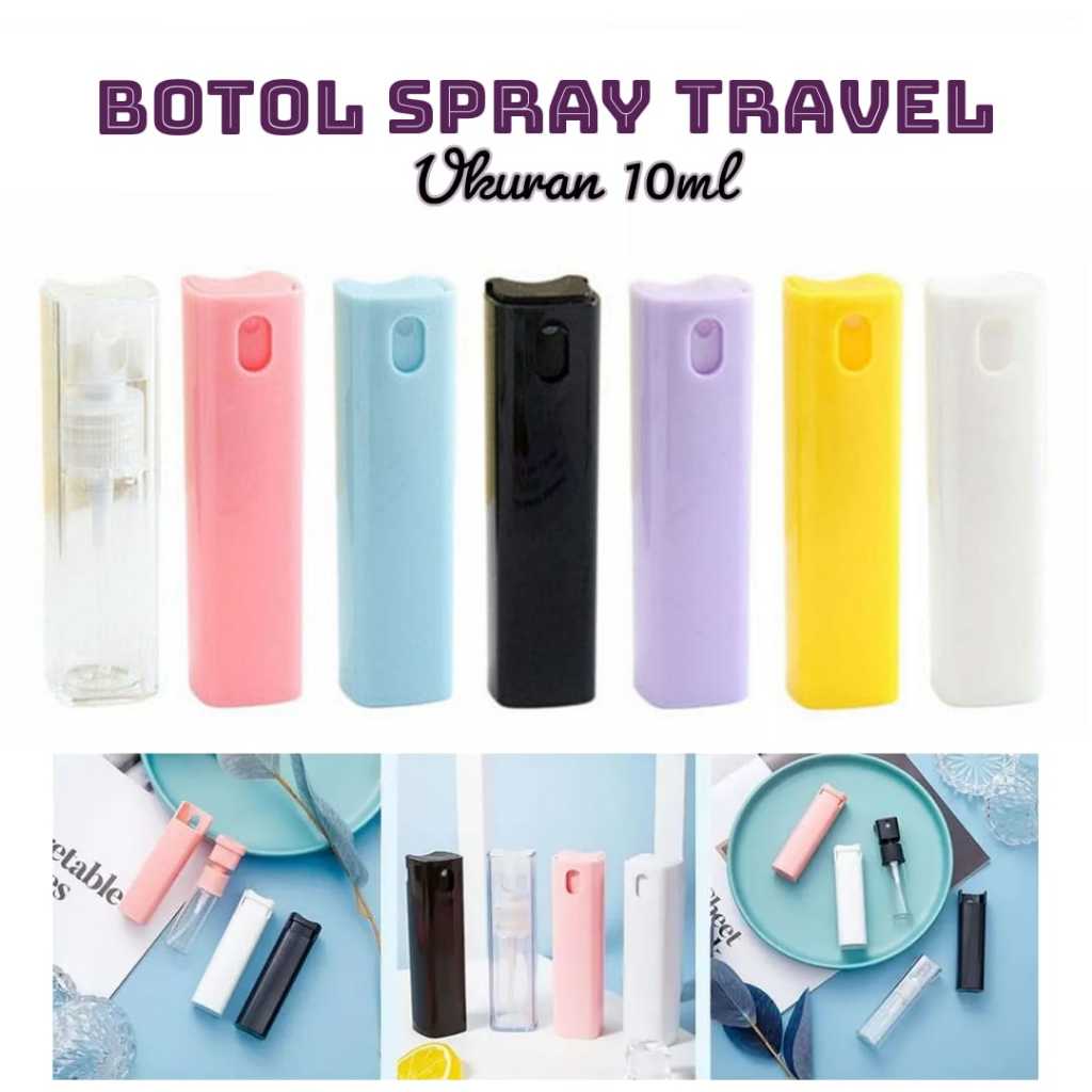 Jual AZ BOTOL REFILL MINI SPRAY TEMPAT PARFUM TRAVEL SIZE 10ML WARNA ...