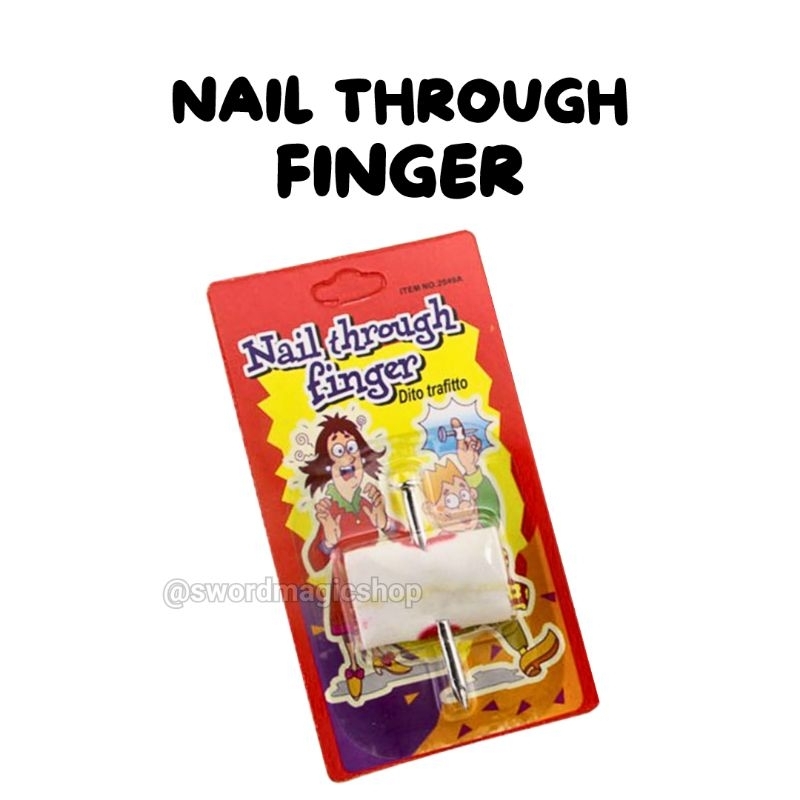 Jual Jokes Nail Through Finger - Magic Nail Thru Finger - Paku Tembus ...