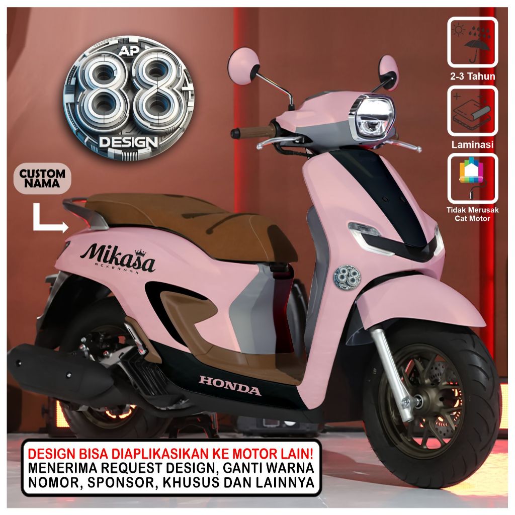 Jual decal sticker honda stylo full scopy dekal stiker scoopy skopi ...