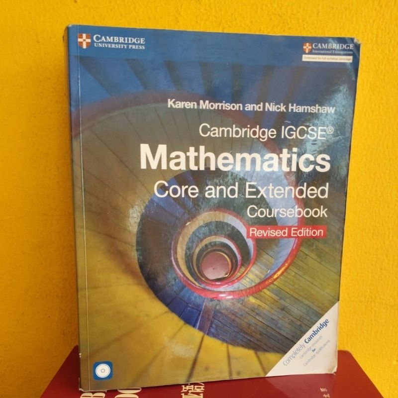 Jual Cambridge IGCSE Mathematics Core and Extended Coursebook Revised Edition by Karen Morrison ...