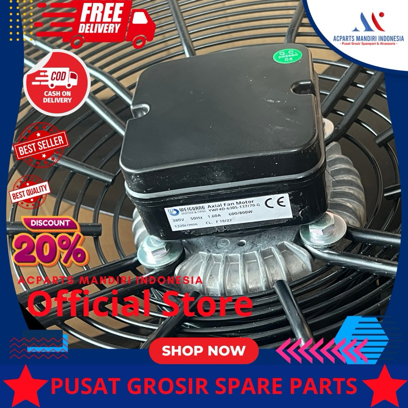 Jual WEIGUANG 24" YWF4D-630S ( YWF4D-630S-137/70-G ), Axial Fan blower ...