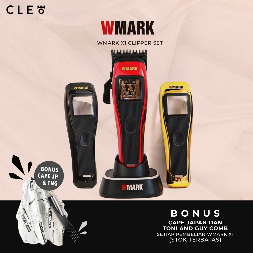 Jual Wmark NG X1 Hair Clipper Alat Cukur Elektrik 10000 RPM Pangkas Rambut Barbershop Original ...