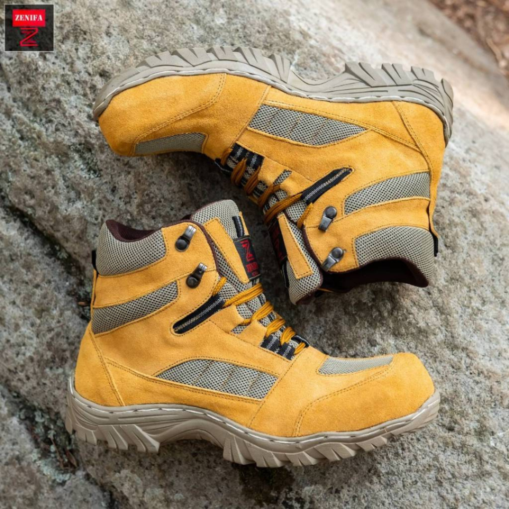 Jual Zenifa Roadstar Sepatu Safety Pria Boots Tinggi Ujung Besi ...