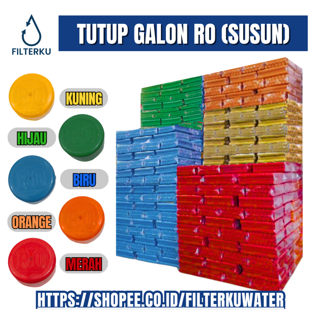 Jual Tutup Galon Polos 1000pcs (Susun) | Shopee Indonesia