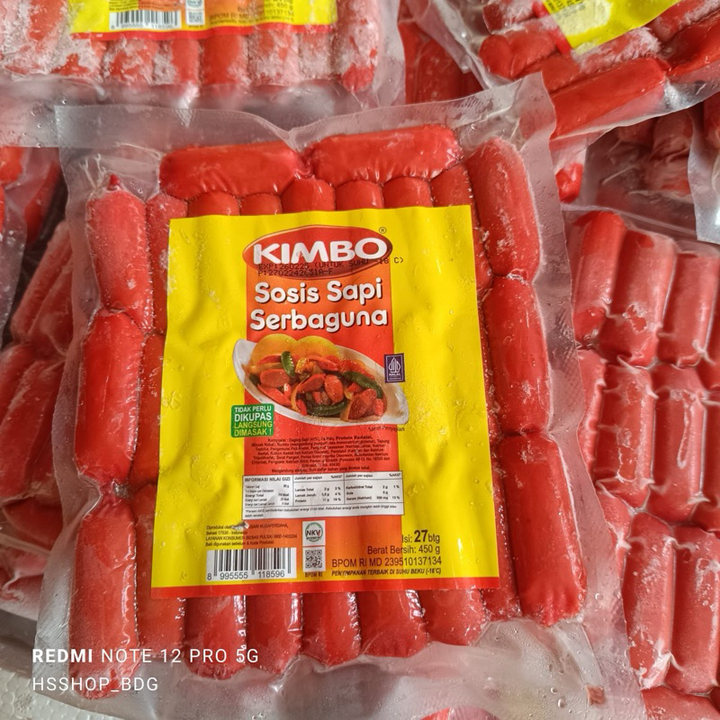 Jual Sosis Kimbo cocktail Merah 450gr | Shopee Indonesia