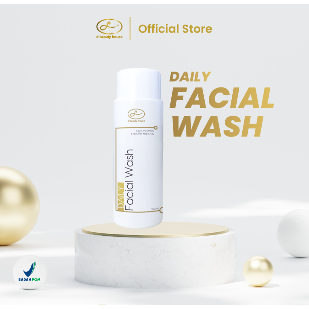 Jual D’Beauty House Daily Facial Wash 100ml | Shopee Indonesia