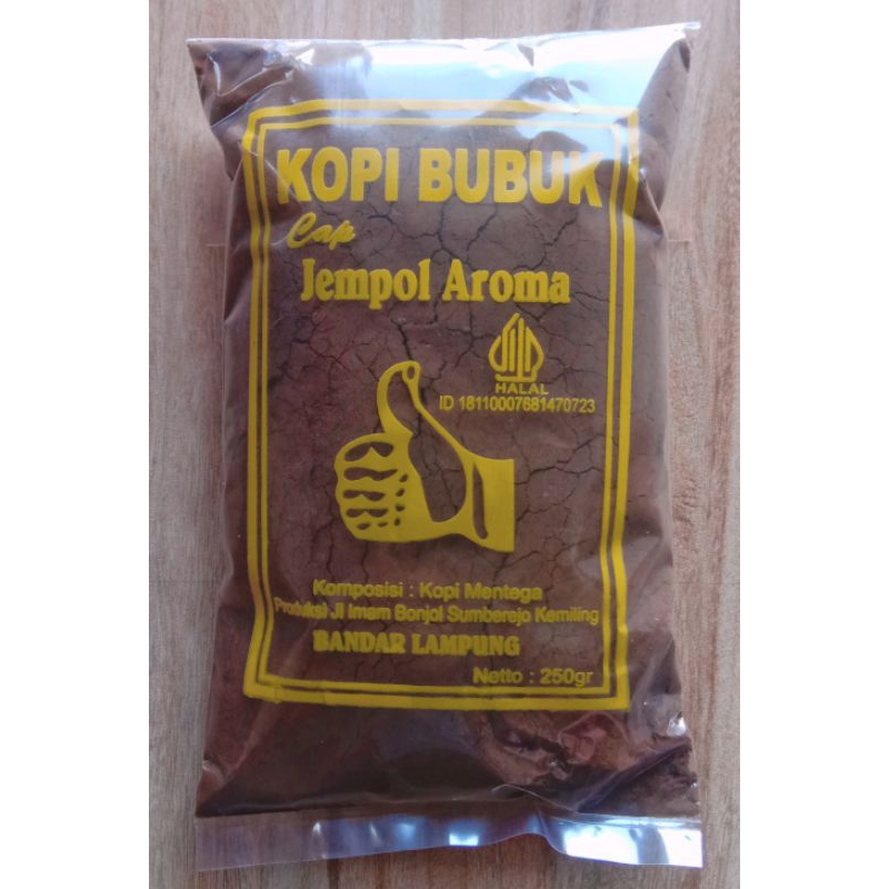 Jual Kopi Bubuk Asli Khas Lampung Cap Jempol Aroma Netto 1 Kg | Shopee ...