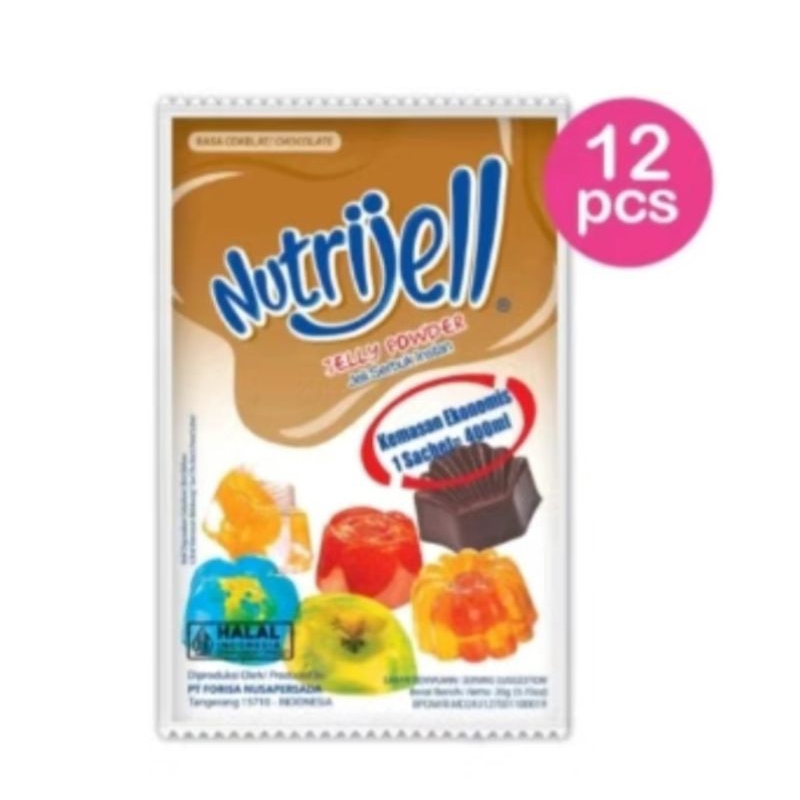 Jual Nutrijell Coklat 20/30gr Sachet | Shopee Indonesia