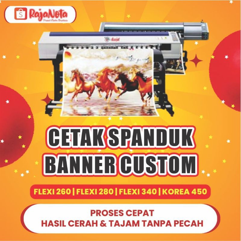 Jual CETAK BANNER SPANDUK BISA DESAIN CUSTOM | Shopee Indonesia