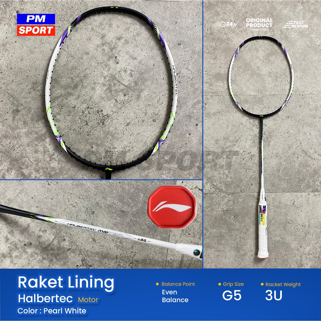 Jual RAKET BADMINTON / BULUTANGKIS LINING HALBERTEC MOTOR ORIGINAL ...