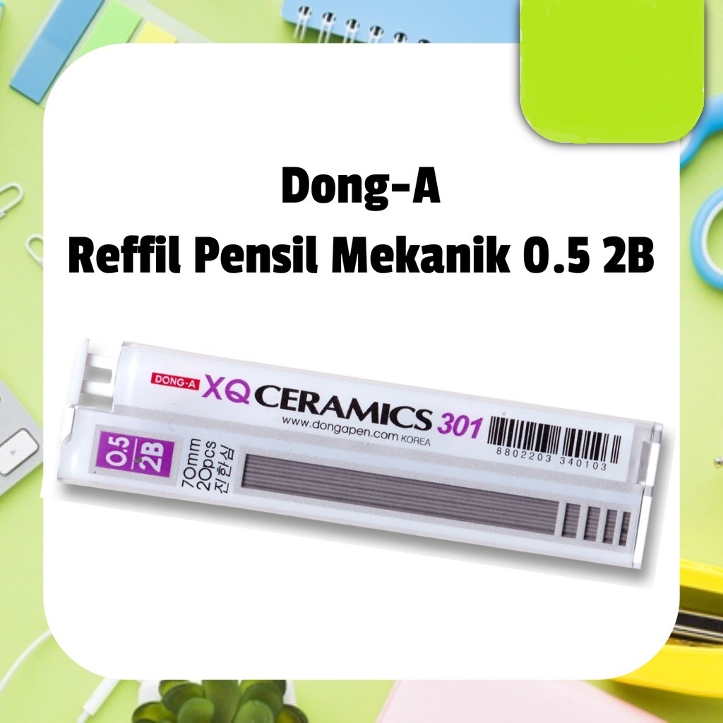 Jual V2_Dong-A Refill Pensil Mekanik 2B Lead XQ 0.5 | Shopee Indonesia