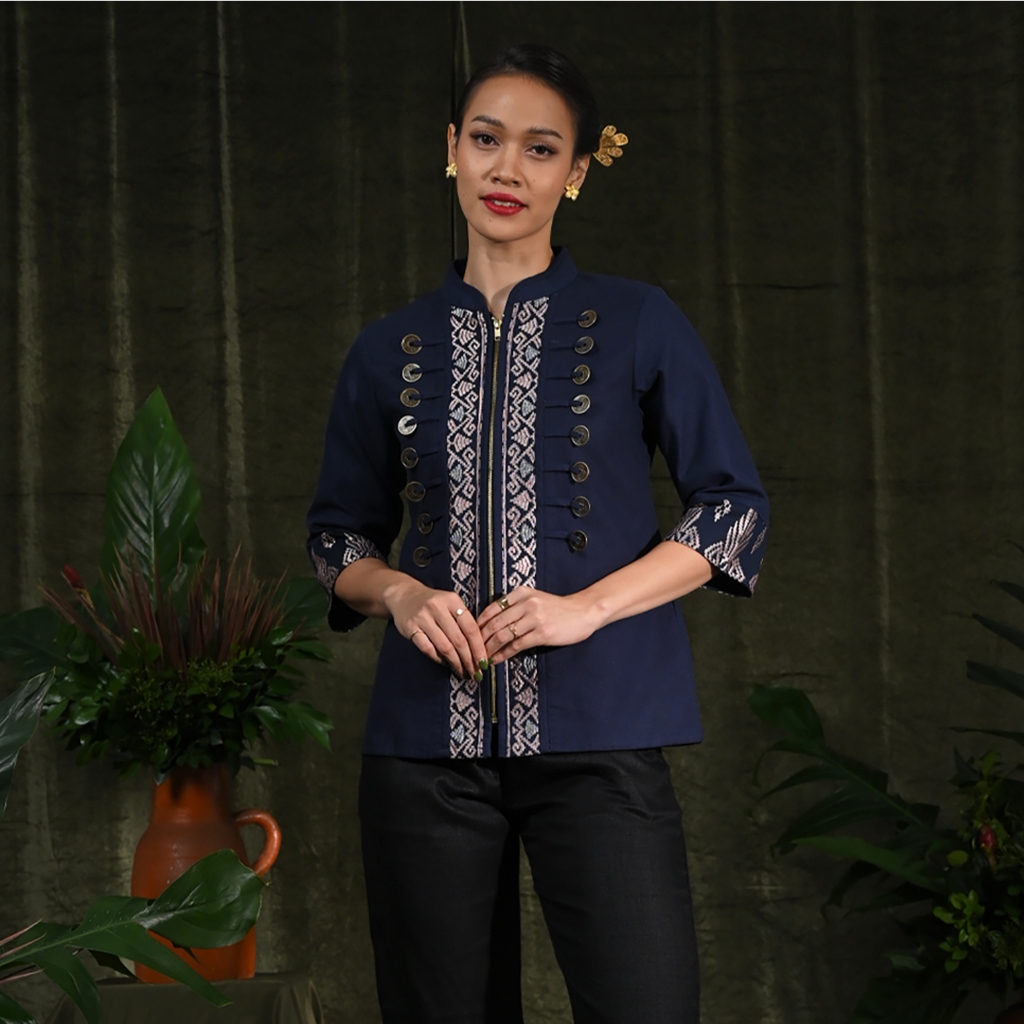 Jual NONA RARA - Seibu Suksma T2989, Baju kerja blouse batik wanita ...