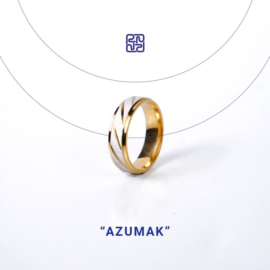Jual Racabel Azumak Ring - Cincin Pria Wanita Titanium Anti Karat ...