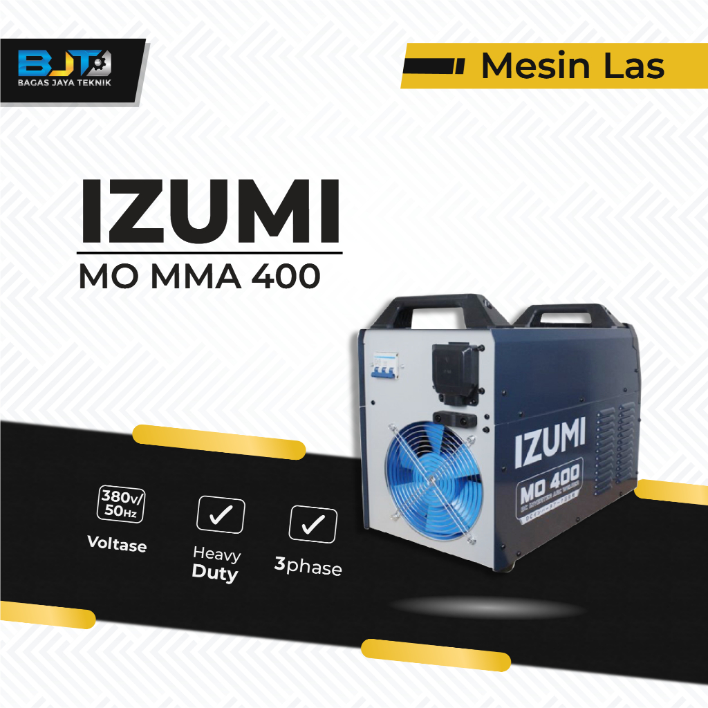 Jual Mesin Las Inverter IZUMI MO MMA 400 3 Phase Heave Duty 380 V / 50 Hz | Shopee Indonesia