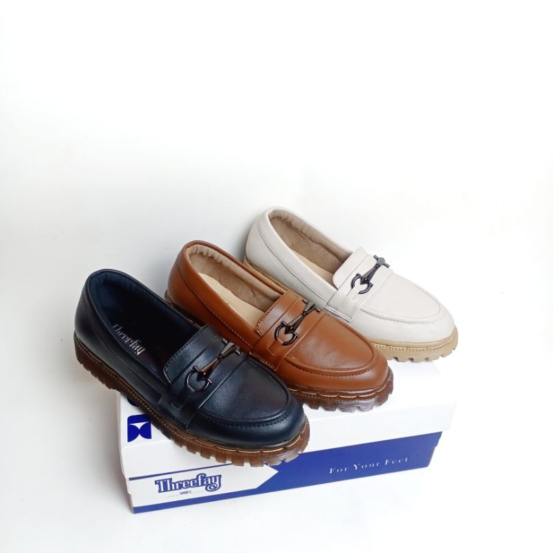 Jual Felis Threefay Sepatu Docmart Wanita|Sepatu Loafer||Sepatu Hitam ...
