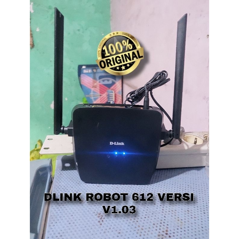 Jual Router D-Link Robot Dir-612 Unit + Adaptor | Shopee Indonesia