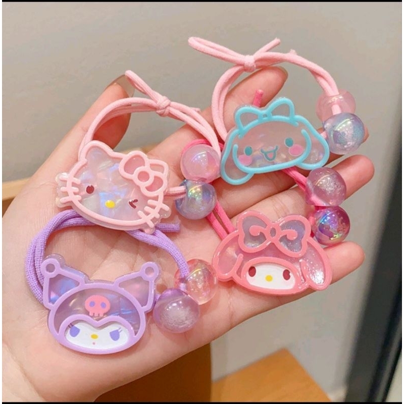 Jual Ikat Rambut Anak Karakter Lucu Model Korea Sanrio Anak Lucu Motif ...
